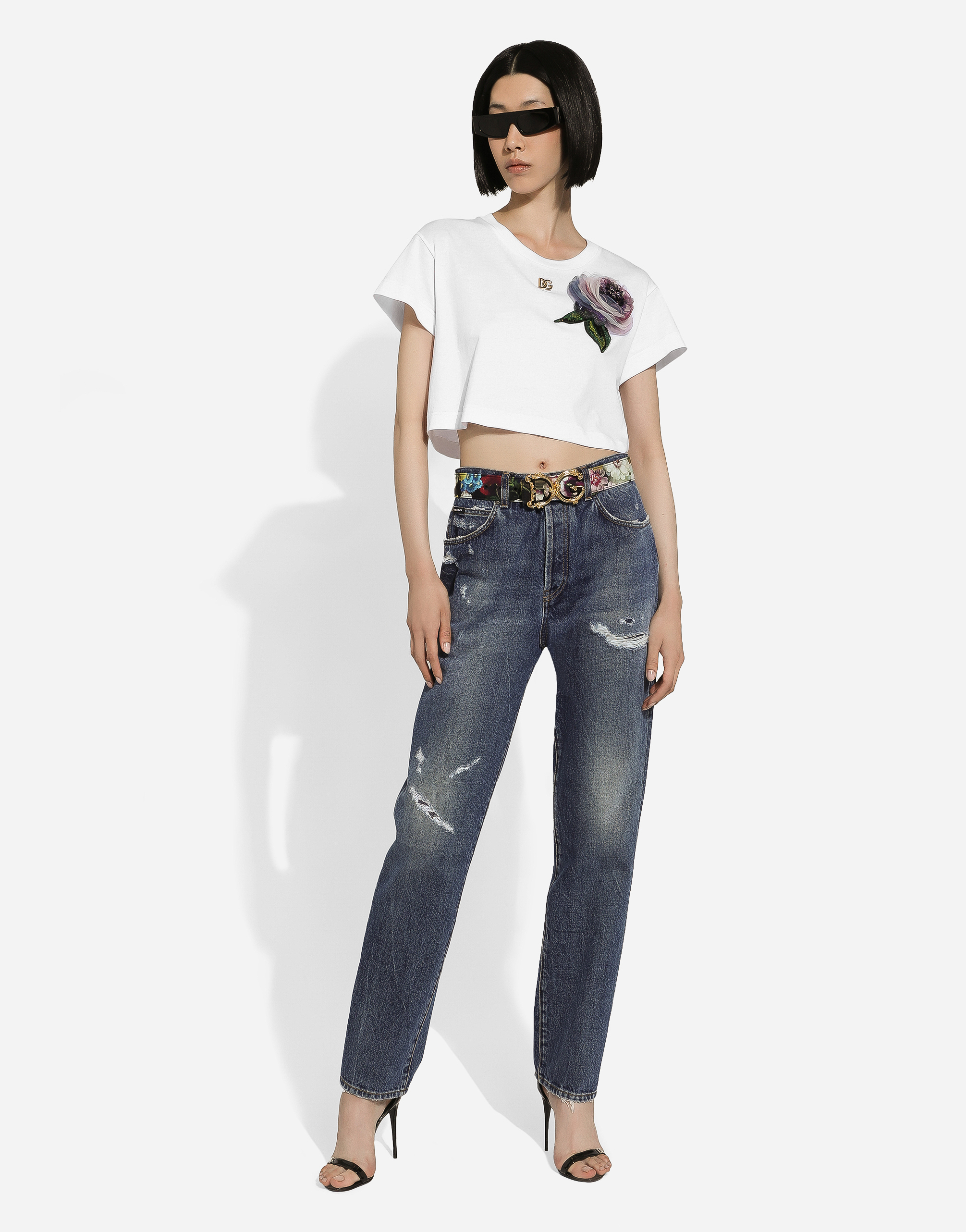 DOLCE & GABBANA Dolce & Gabbana Ripped Denim Jeans