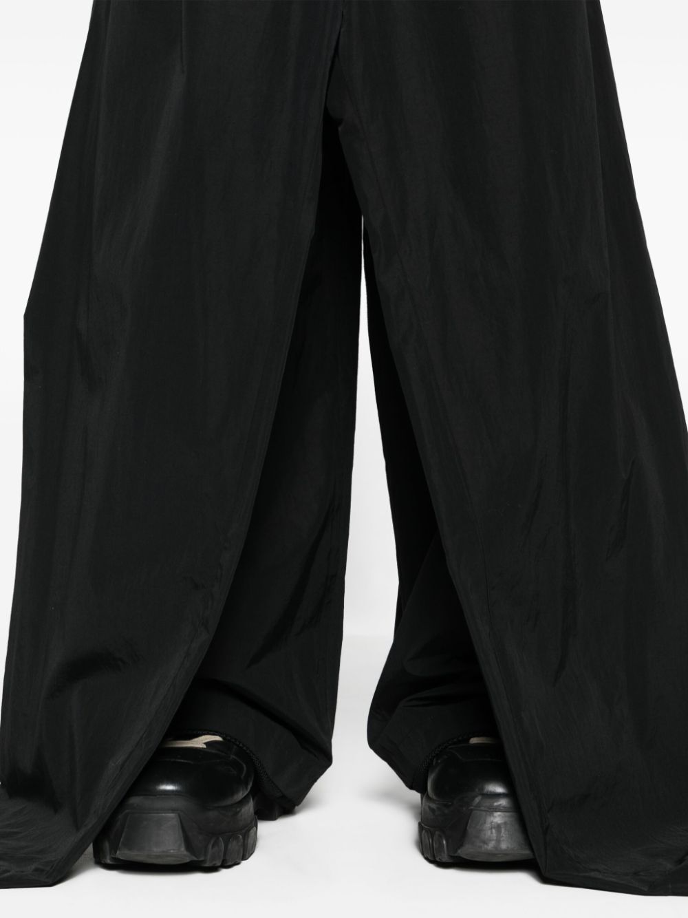 Balenciaga Double Front Track Pantsunisex - Black | Editorialist