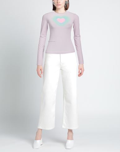SPORTMAX Woven T-Shirt with Crystals