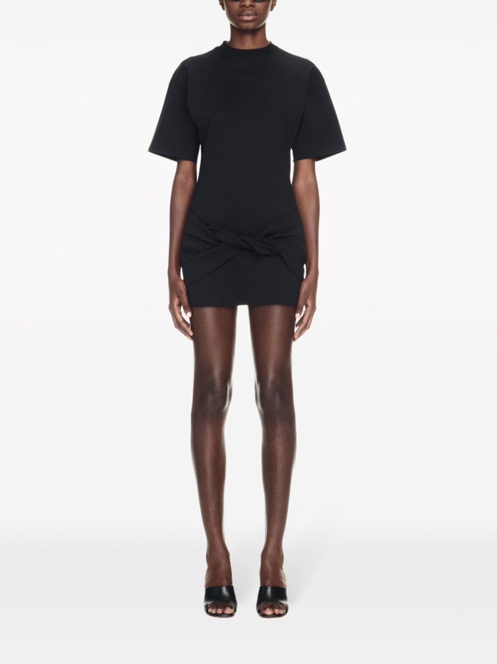 OFF-WHITE Off-White arrow twisted t-shirt dress