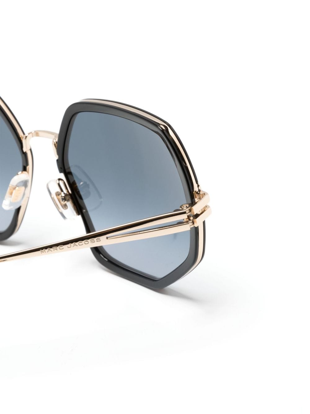 Marc Jacobs Geometric-Frame Gradient Sunglasses In Black  display picture 2