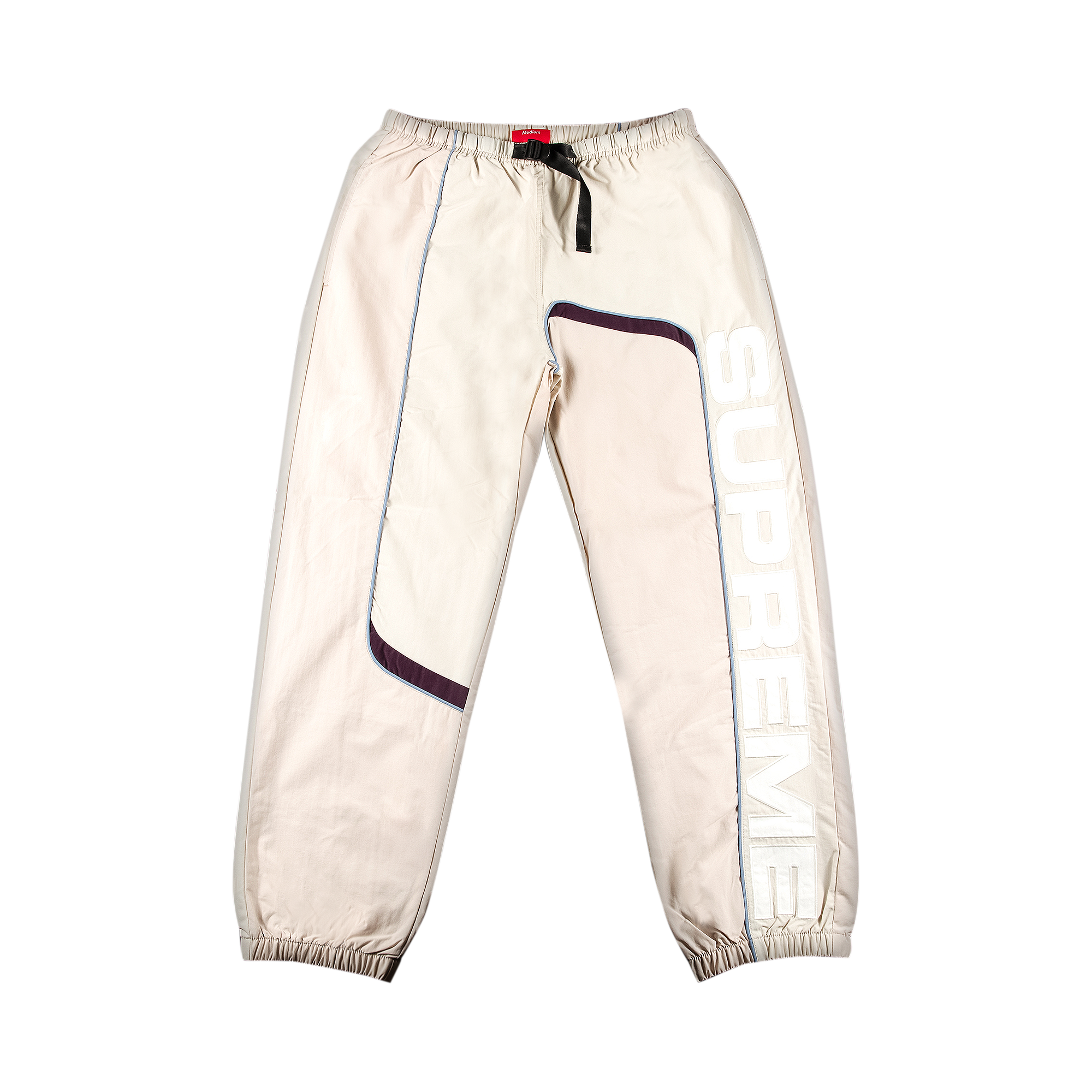 Supreme Paneled Belted Track Pant - Black | Editorialist