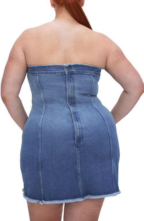 good american denim tube mini dress AE Denim Tube Mini Dress Women's Light Wash XXL