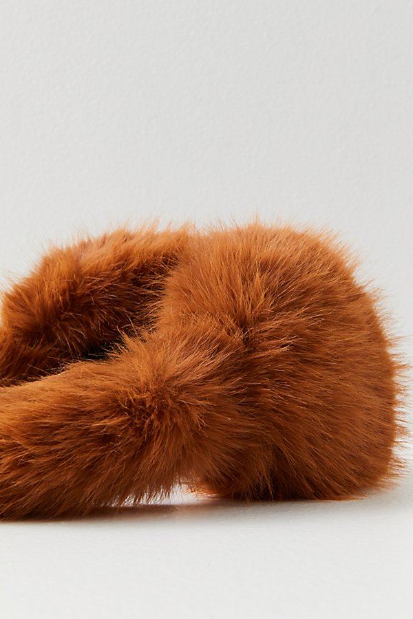 Free People Smitten Faux Fur Earmuffs In Golden Rod - 58  display picture 1