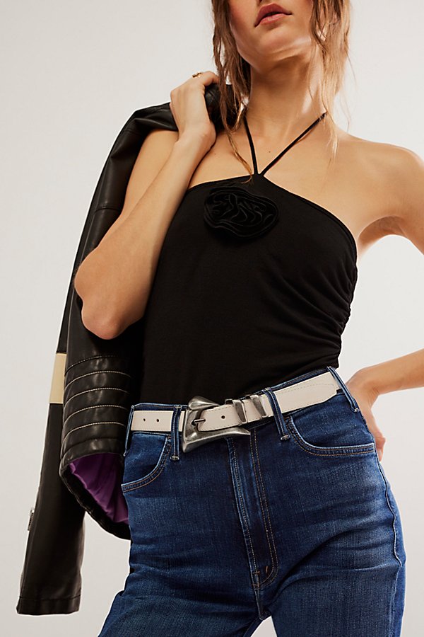 Free People Billie Leather Belt - Honey | Editorialist display picture 1