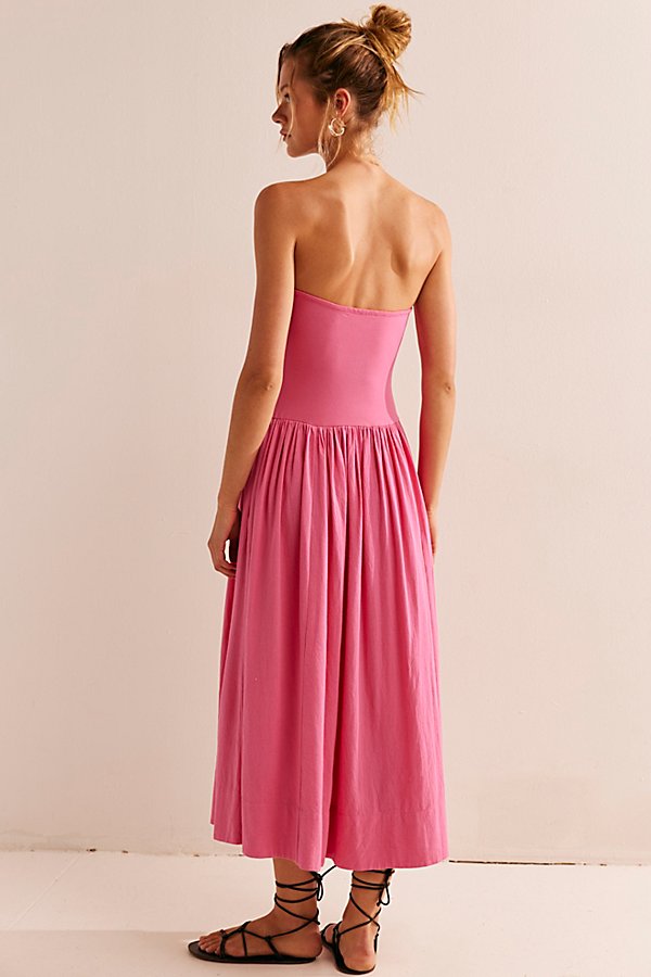 Free People Onda Drop-Waist Tube Midi Dress - Key Lime Pie | Editorialist Free People Onda Drop-Waist Tube Midi Dress - Key Lime Pie | Editorialist