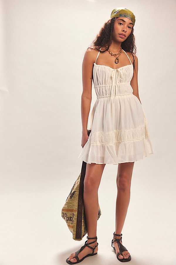 FREE PEOPLE Taking Sides Mini Dress
