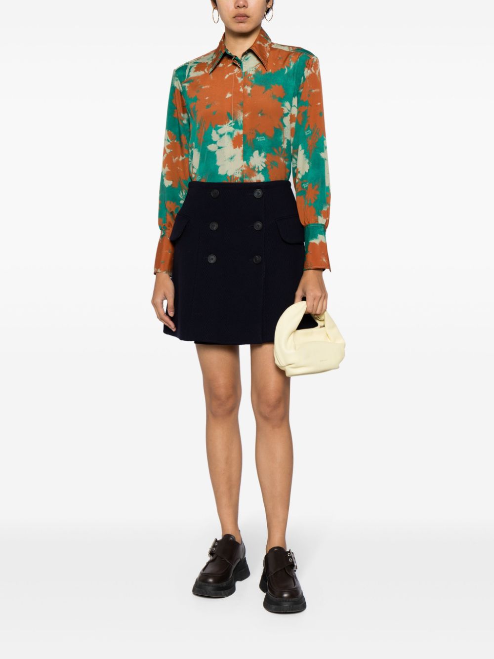 MAISON KITSUNÉ Maison Kitsuné Floral-Print Shirt