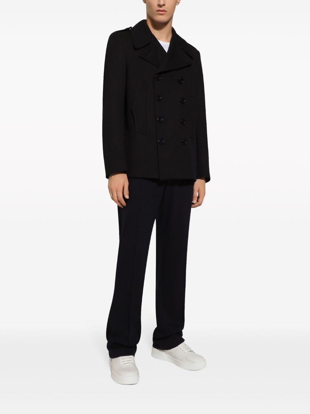 DOLCE & GABBANA Dolce & Gabbana Cotton Double-Breasted Blazer