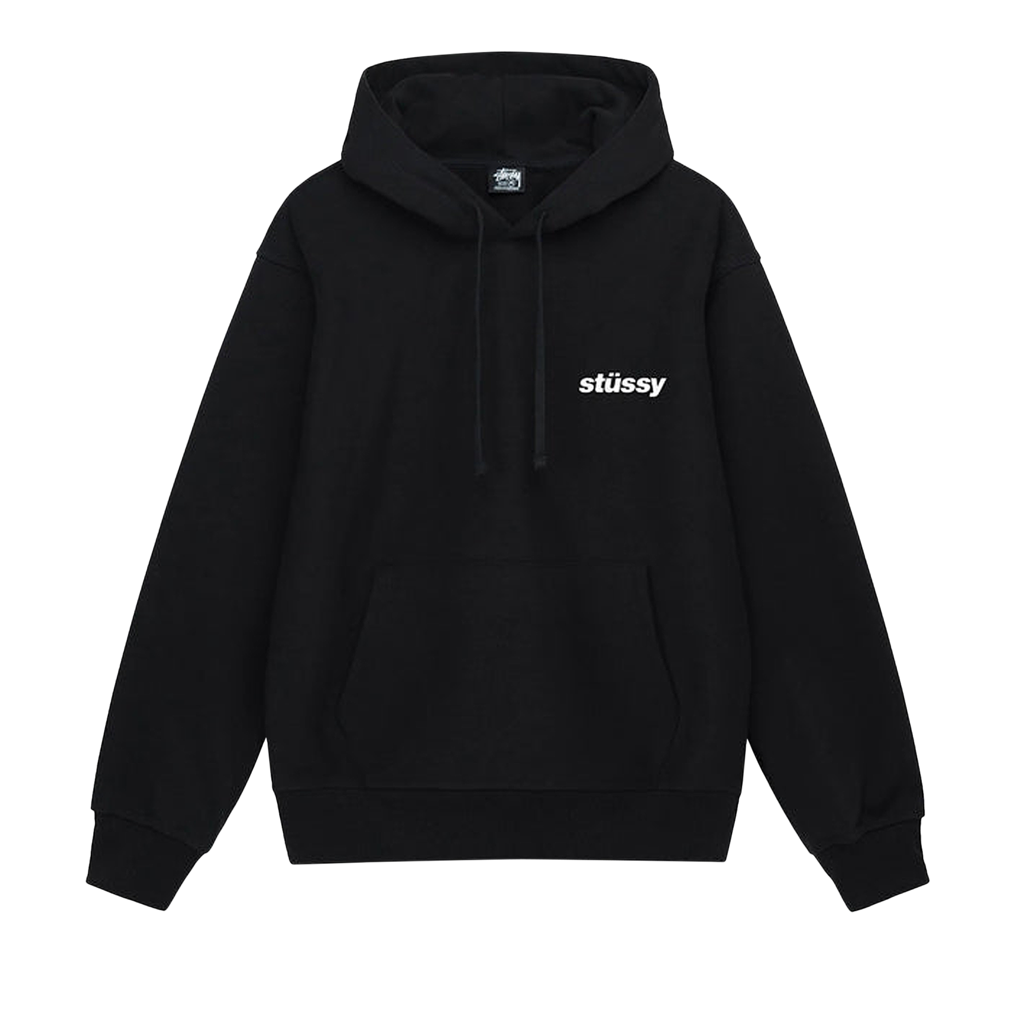 StüSsy Basic Hoodie - Black | Editorialist
