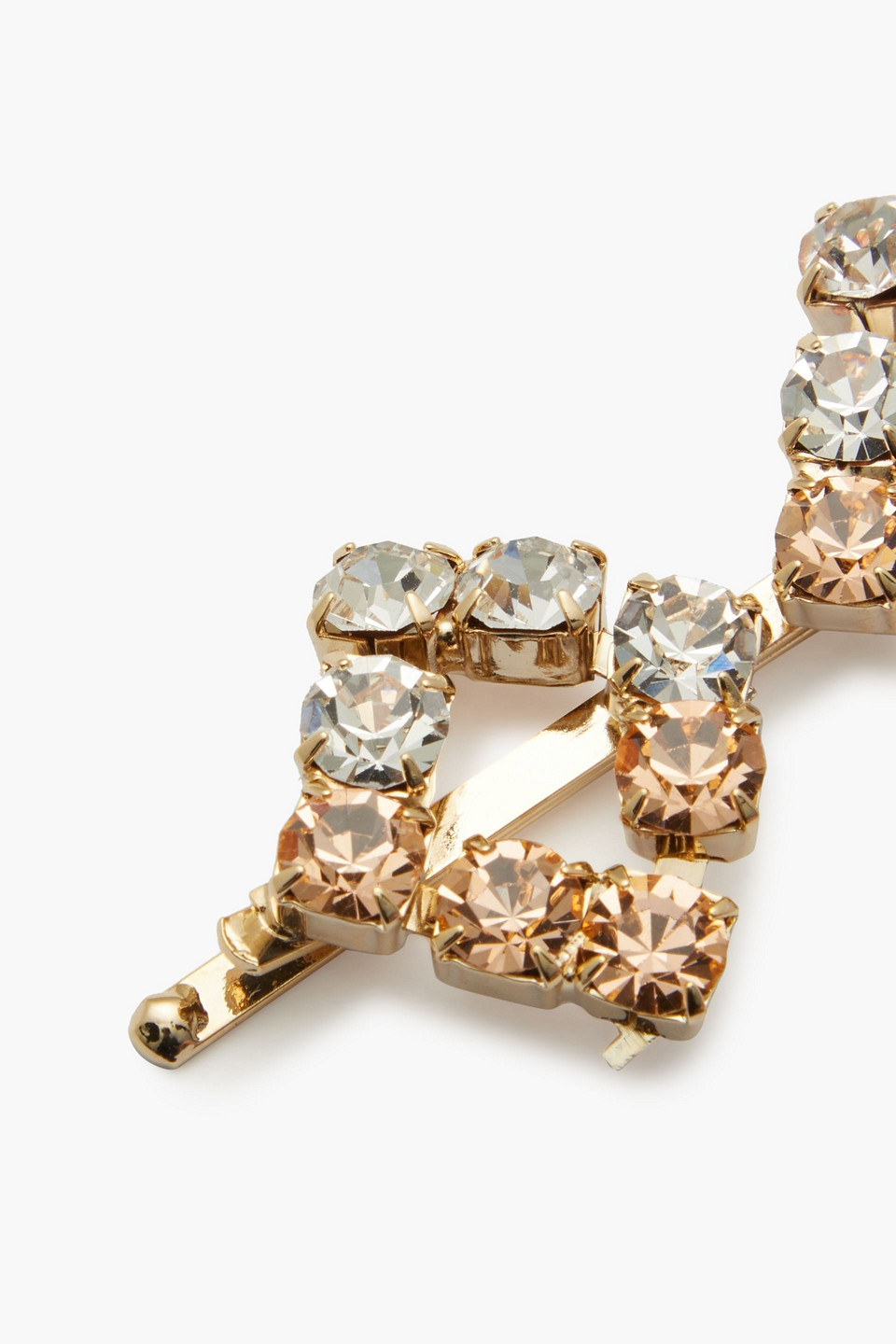 Rosantica Tone Crystal Hair Clip In Gold - 70% Off  display picture 2