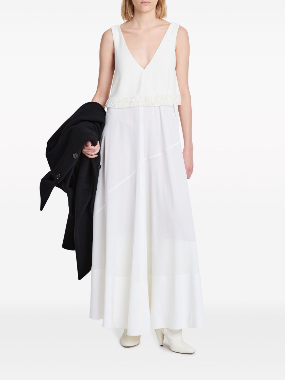 PROENZA SCHOULER Lynda Fringed Layered Maxi Dress