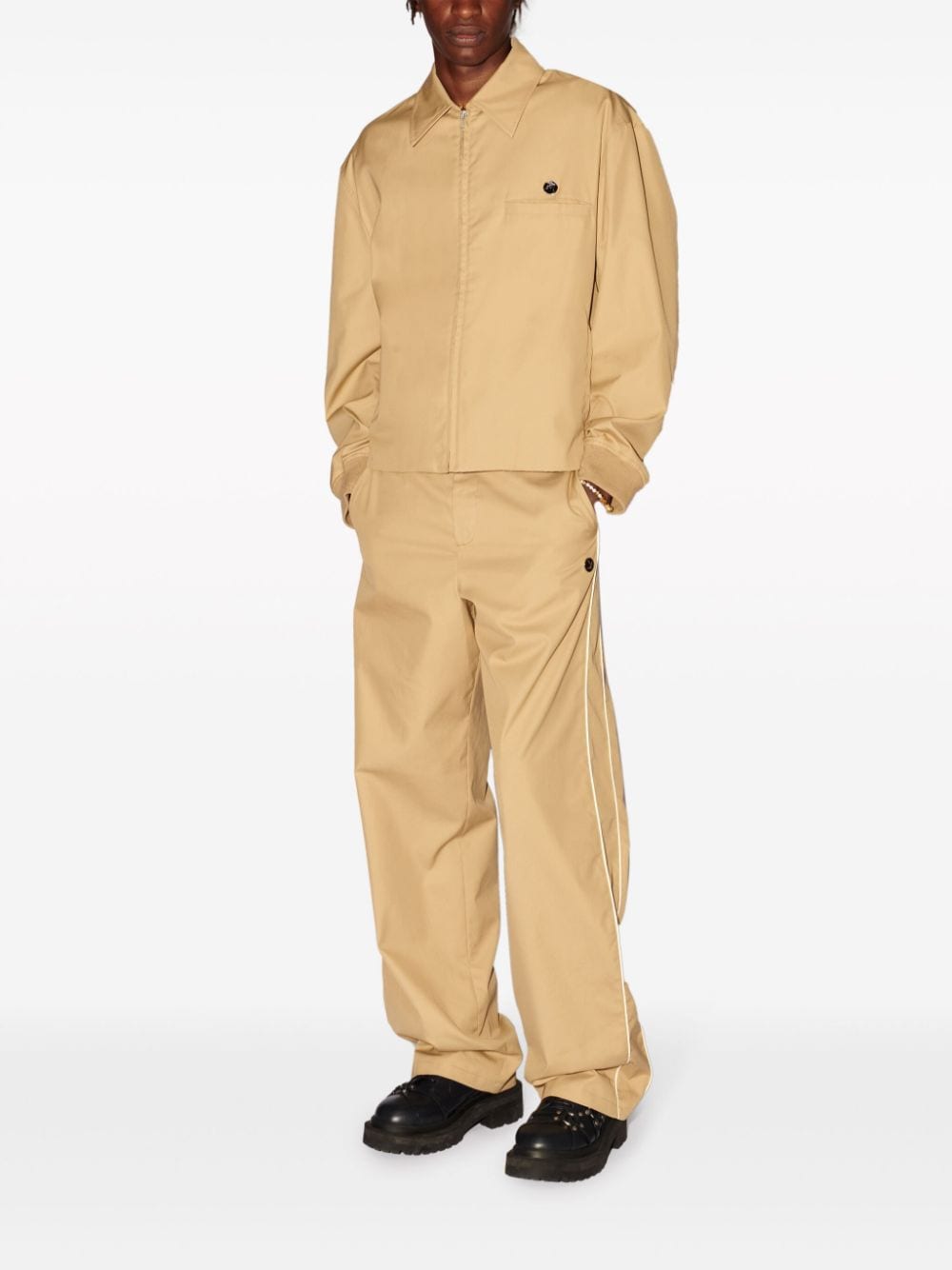 AMBUSH AMBUSH Striped Cotton Jacket