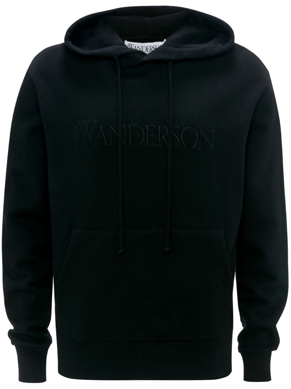 Print Hoodie Green Jw Anderson Zip Up Jw Anderson Logo-Embroidered