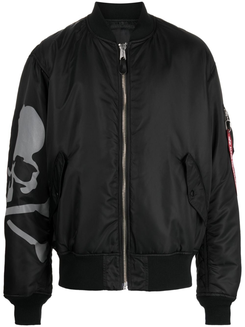 Mastermind World X Alpha Industries Ma-1 Bomber Jacket In Black