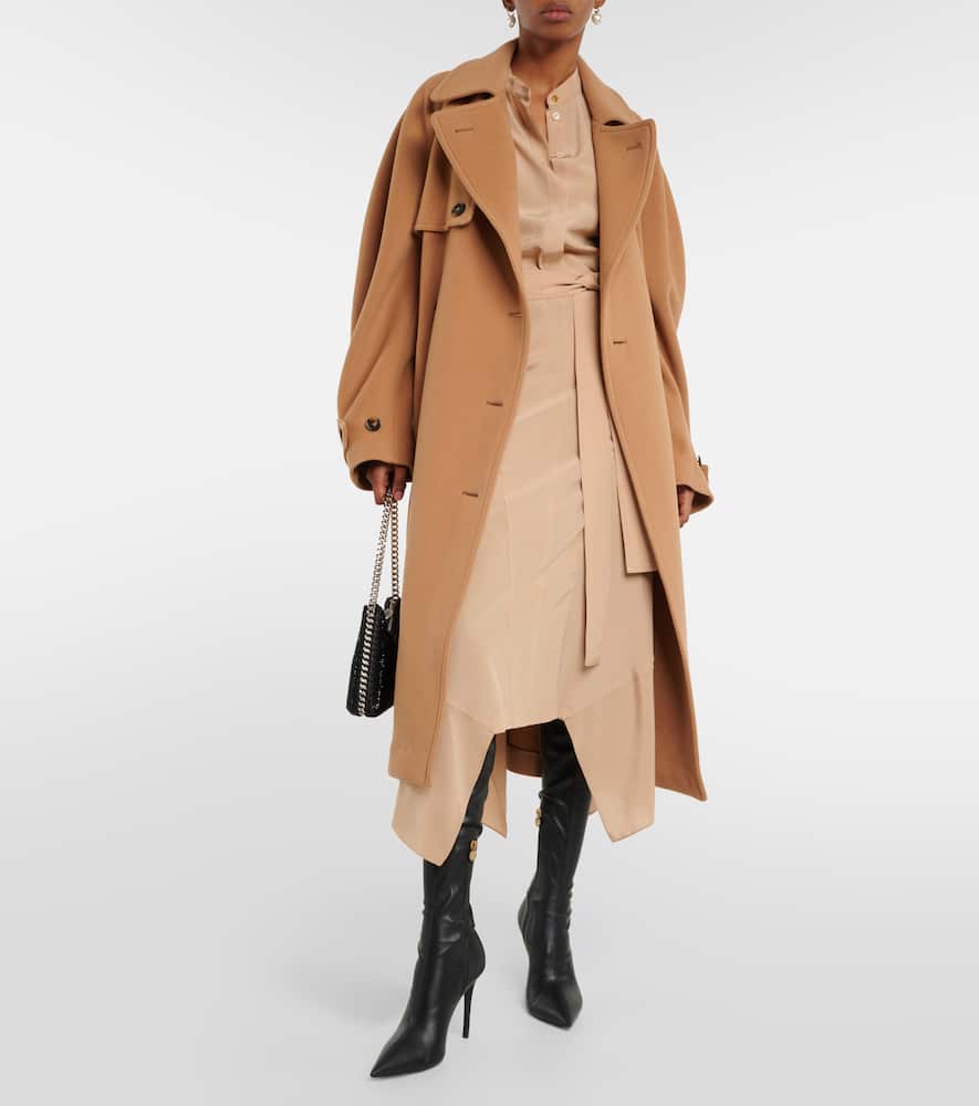 STELLA MCCARTNEY Stella McCartney Silk Crêpe De Chine Shirt Dress