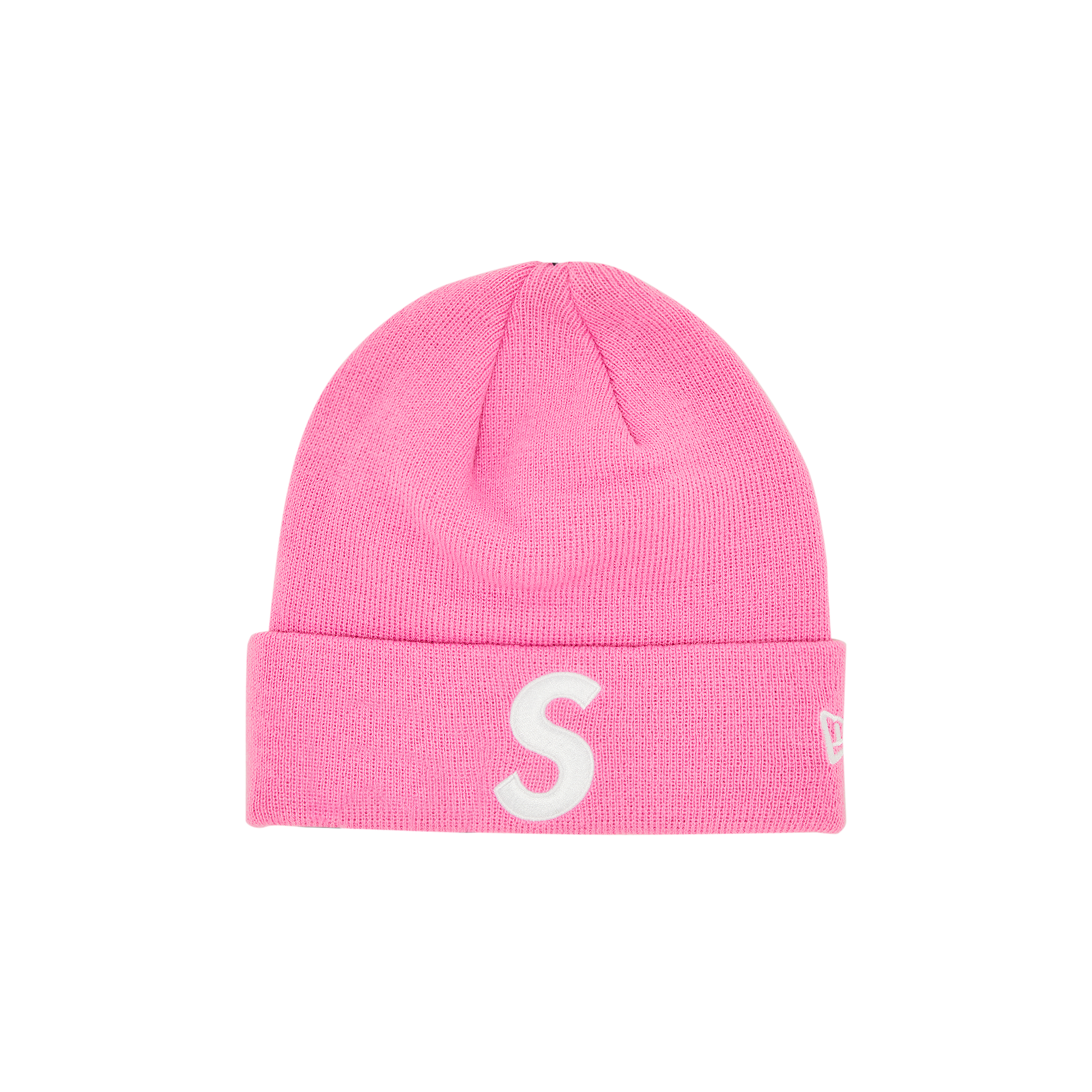 帽子 Supreme New Era S Logo Beanie Pink Supreme X New Era S Logo Beanie - Pink | Editorialist