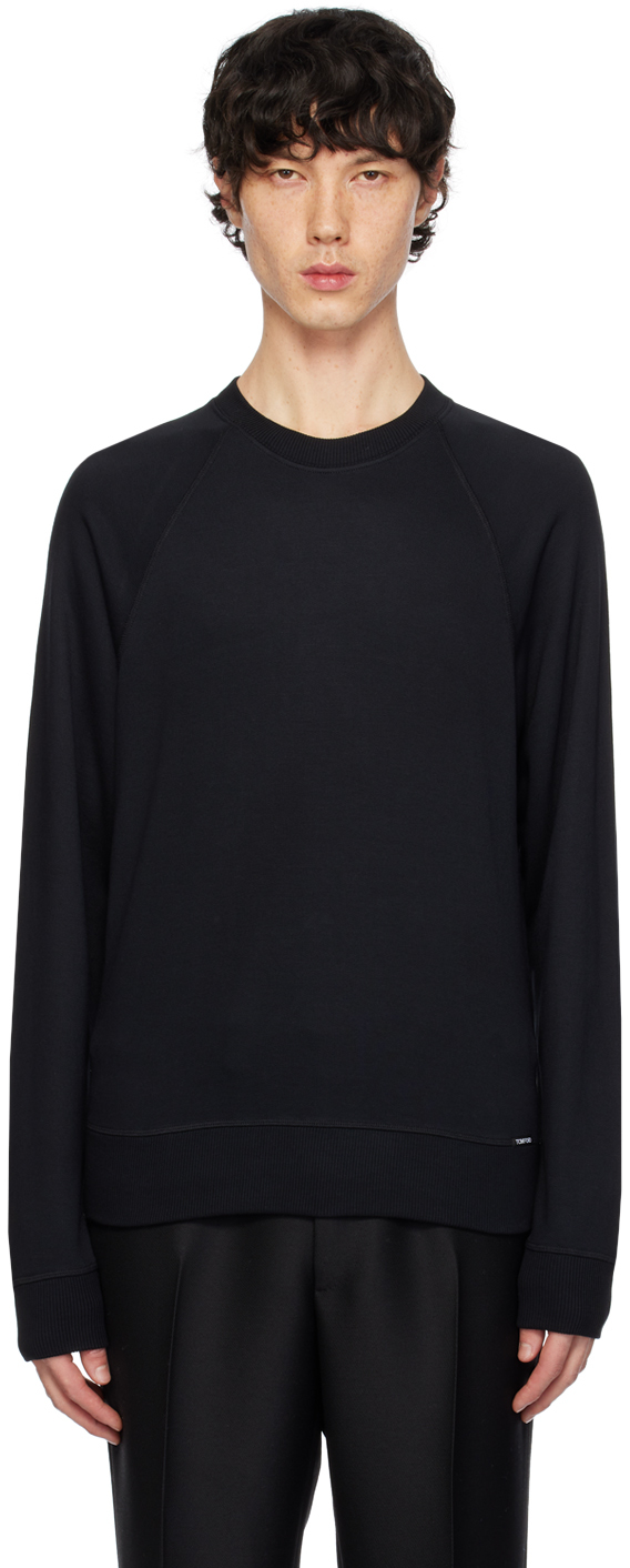 Supreme Small Box Raglan Crewneck - Black | Editorialist