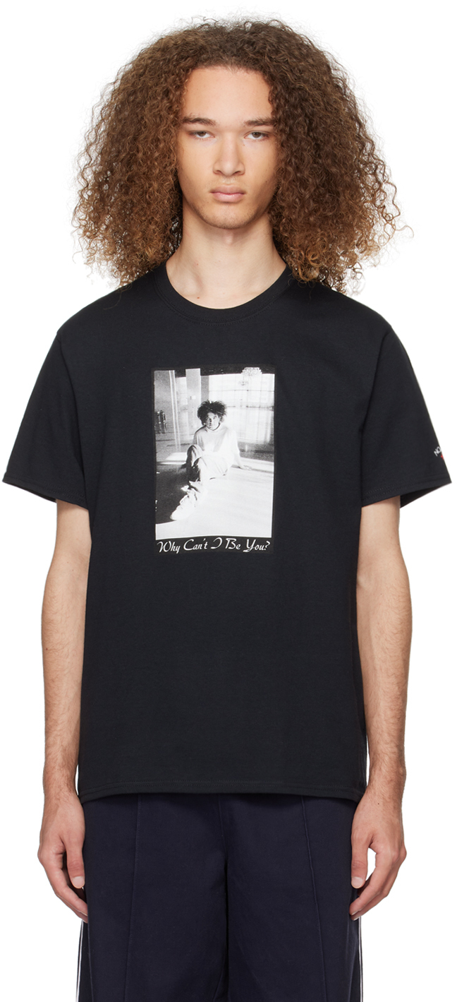NOAH Why Can't I Be You Tee ブラック XL CURE Noah The Cure 'Why Can'T I Be You?' T-Shirt In Black - 29% Off