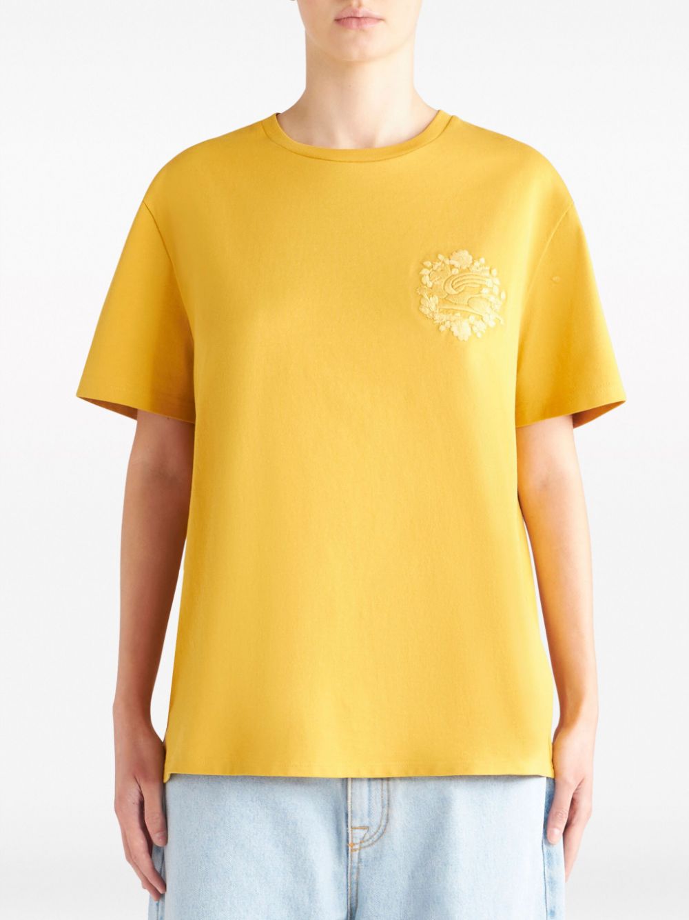 ETRO ETRO Pegaso-Embroidered Cotton T-Shirt