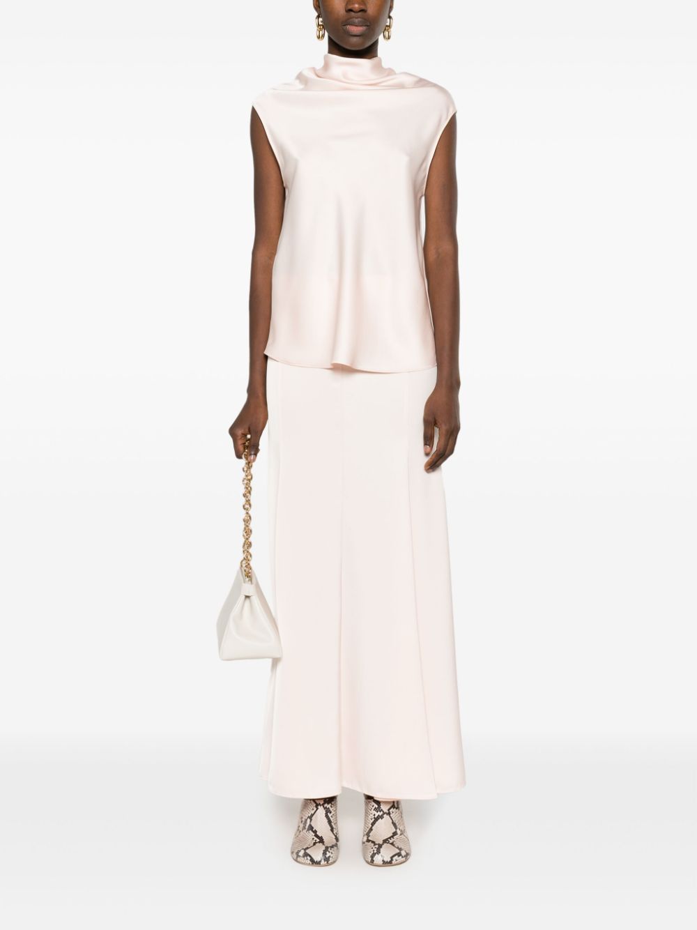 PHILOSOPHY DI LORENZO SERAFINI Philosophy Di Lorenzo Serafini Flared Midi Skirt