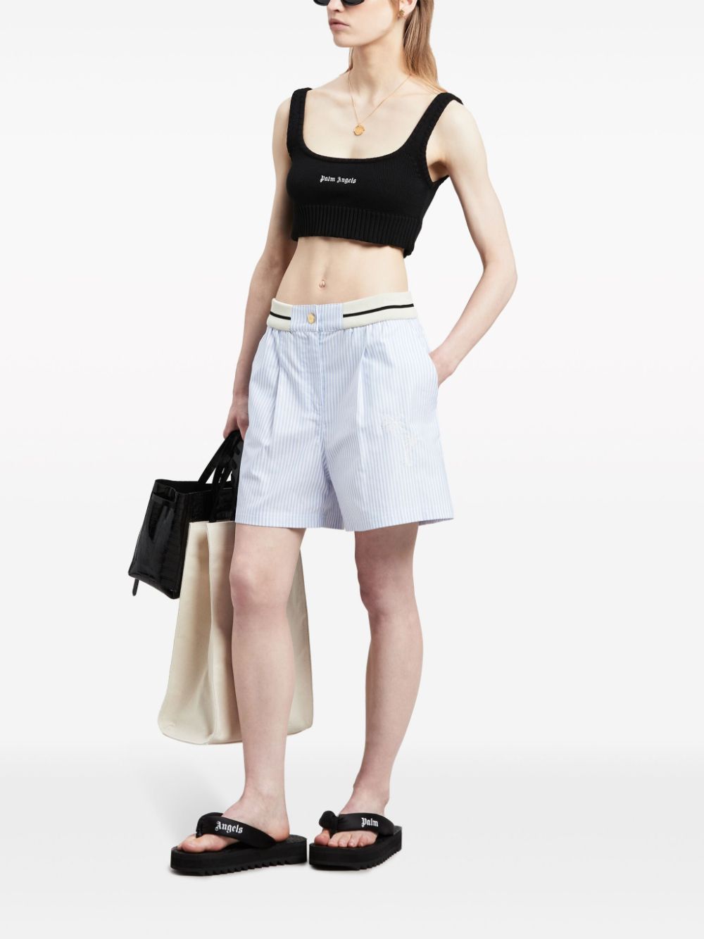 PALM ANGELS Palm Angels Striped Boxer Shorts
