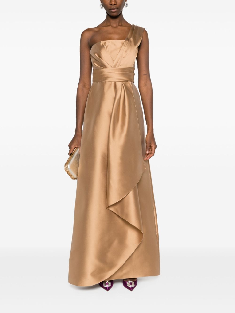 ALBERTA FERRETTI Alberta Ferretti Mikado Maxi Dress