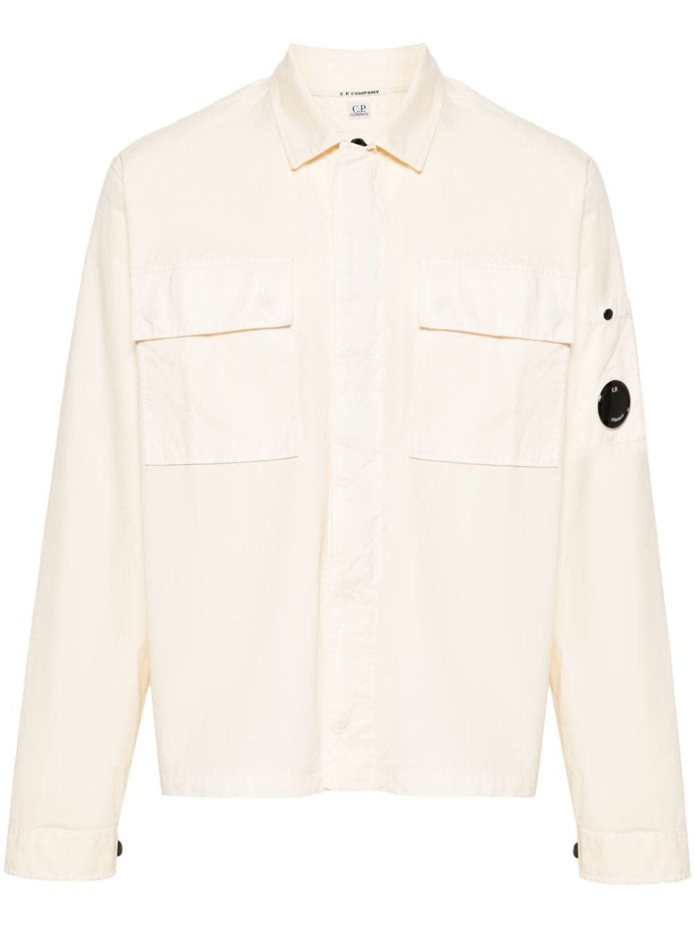 C.P. COMPANY lens-detail cotton shirt