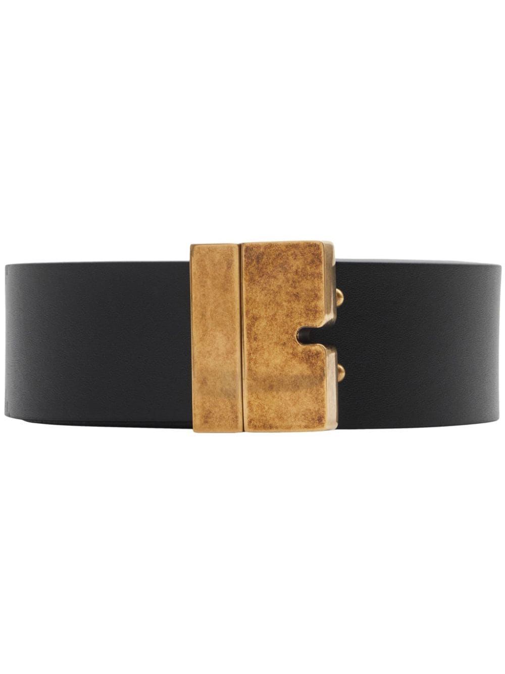 Burberry Logo-Engraved Reversible Leather Belt - Black  display picture 3