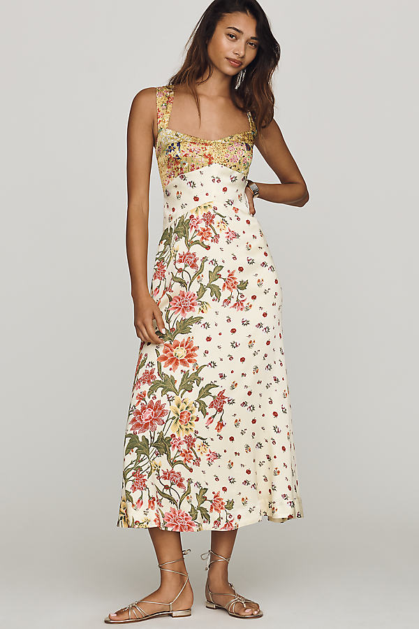 maeve sleeveless v neck midi slip dress Maeve Sleeveless V Neck Seersucker Midi Dress at MarketFair Shoppes in  Princeton, NJ