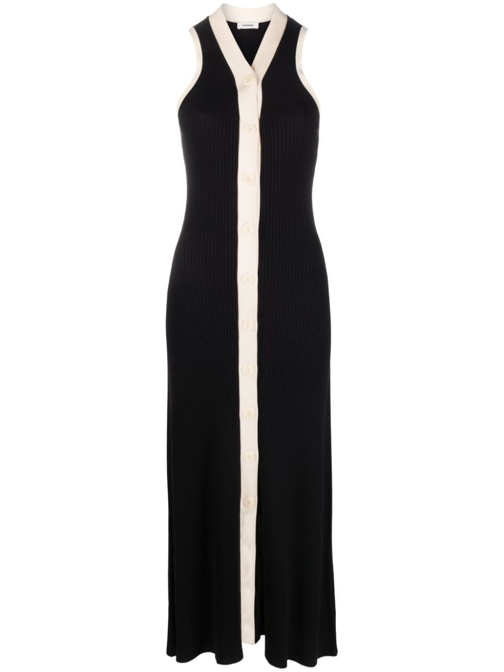 sandro black and white dress Sandro Women's Sports Dress, Black and White Striped Pattern