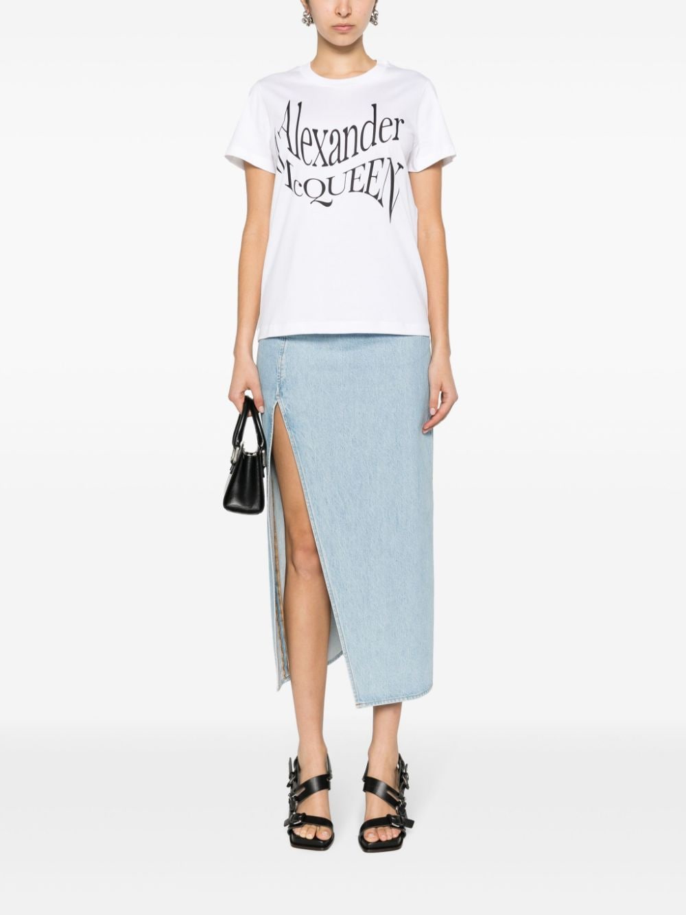 ALEXANDER MCQUEEN Logo-Print Cotton T-Shirt