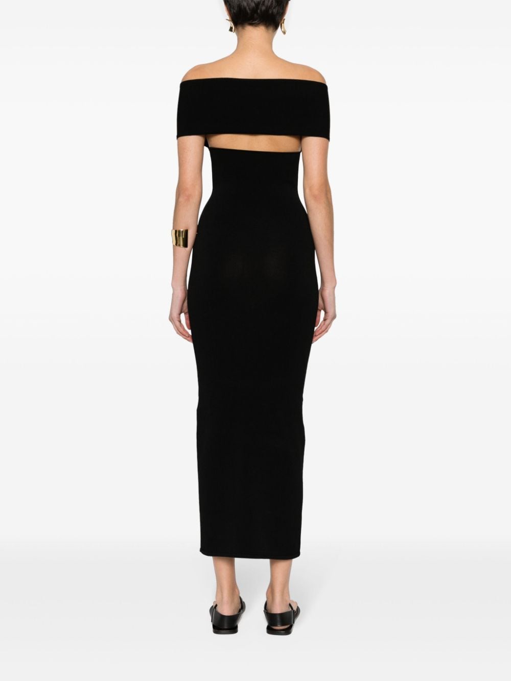 Toteme Fine-Knit Maxi Dress In Black - 43% Off | Editorialist Toteme Fine-Knit Maxi Dress In Black - 43% Off | Editorialist