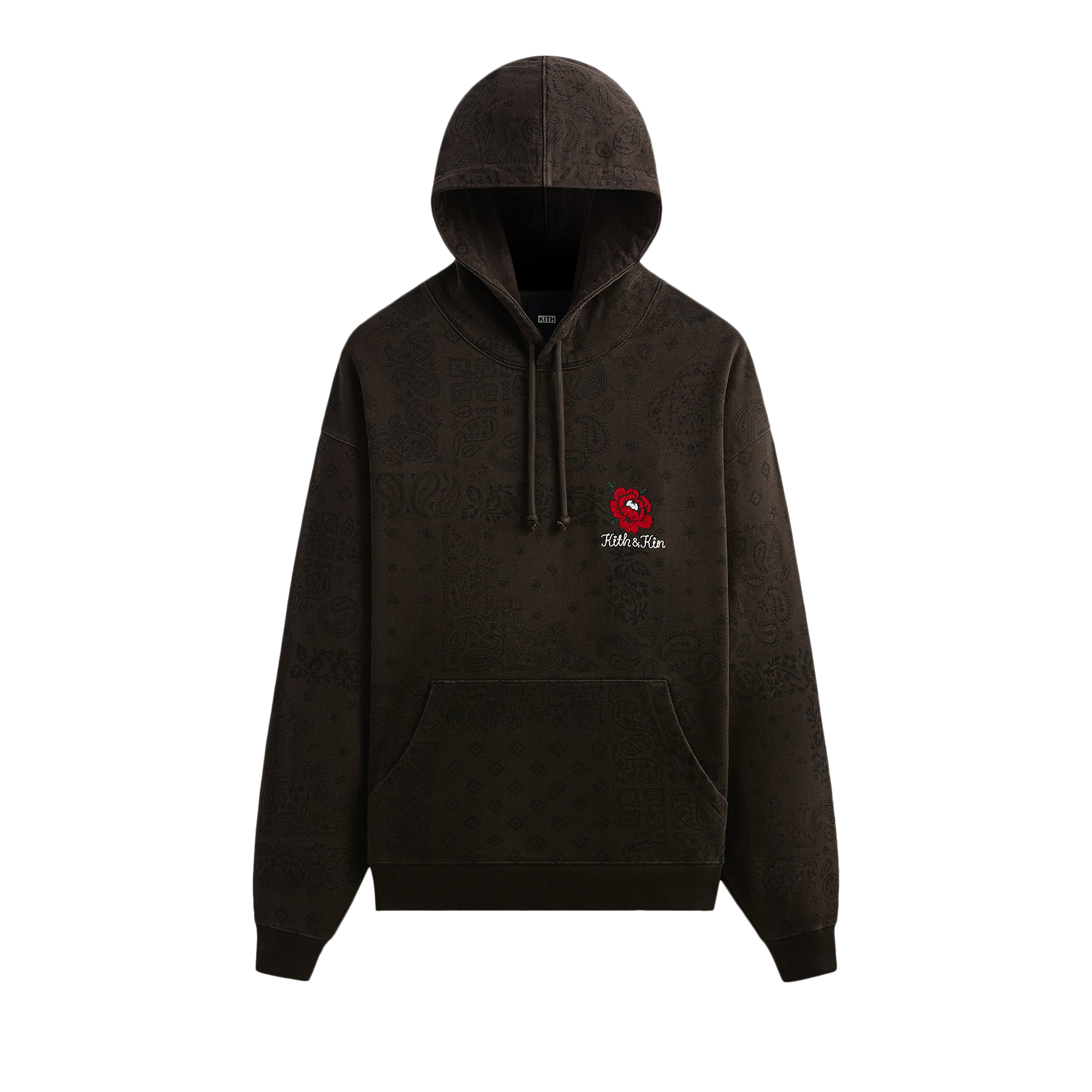 Kith X South2 West8 For Columbia Paisley Nelson Hoodie - Brown 