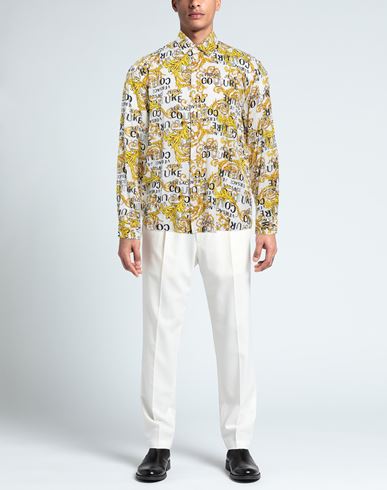 VERSACE man shirt white size 38 viscose