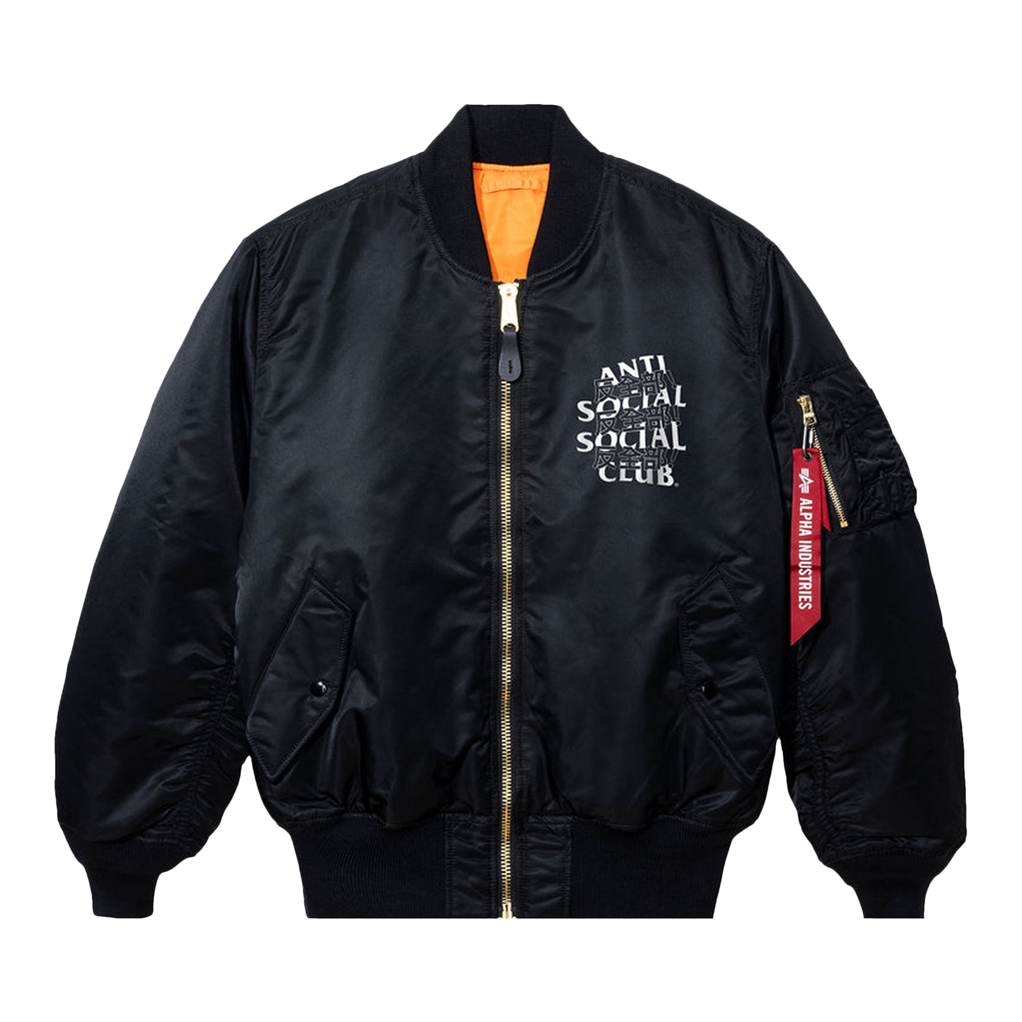 Social Anti Club Jacket Alpha Industries x | ASSC × Tie M-65 MA-1 