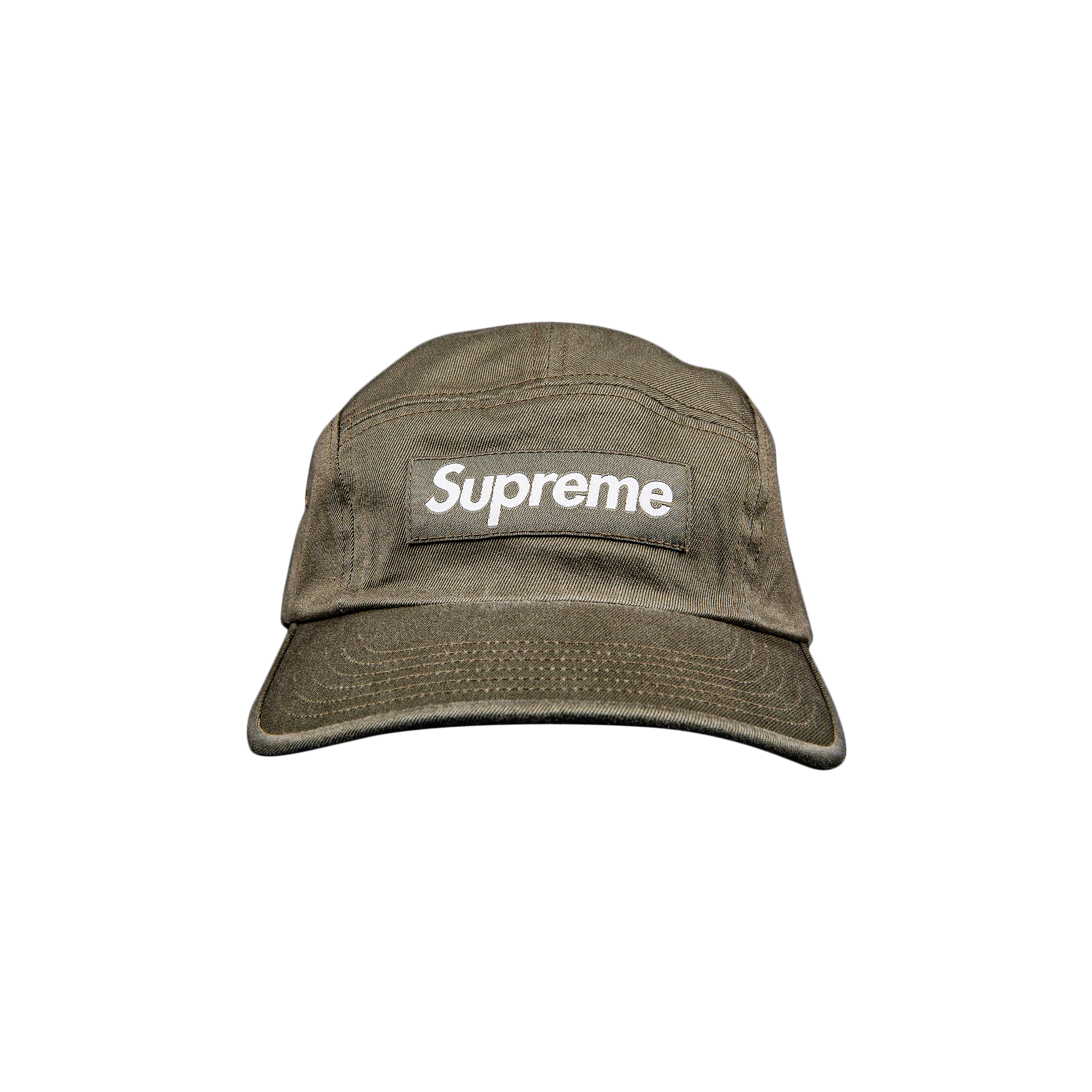 Supreme Washed Chino Twill Camp Cap - Green | Editorialist