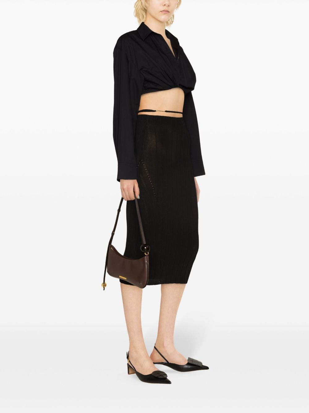 JACQUEMUS Jacquemus La Jupe Pralu Midi Skirt