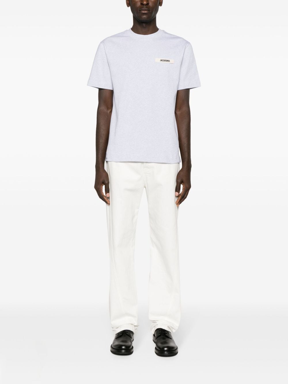 JACQUEMUS Jacquemus Gros Grain Relaxed Fit Organic Cotton T-Shirt