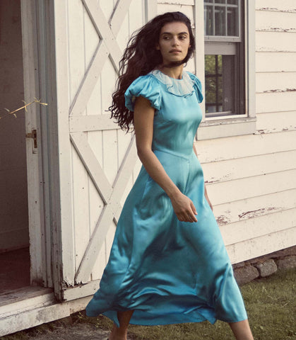 DEn Paulina Dress - Blue Topaz | Editorialist DEn Paulina Dress - Blue Topaz | Editorialist