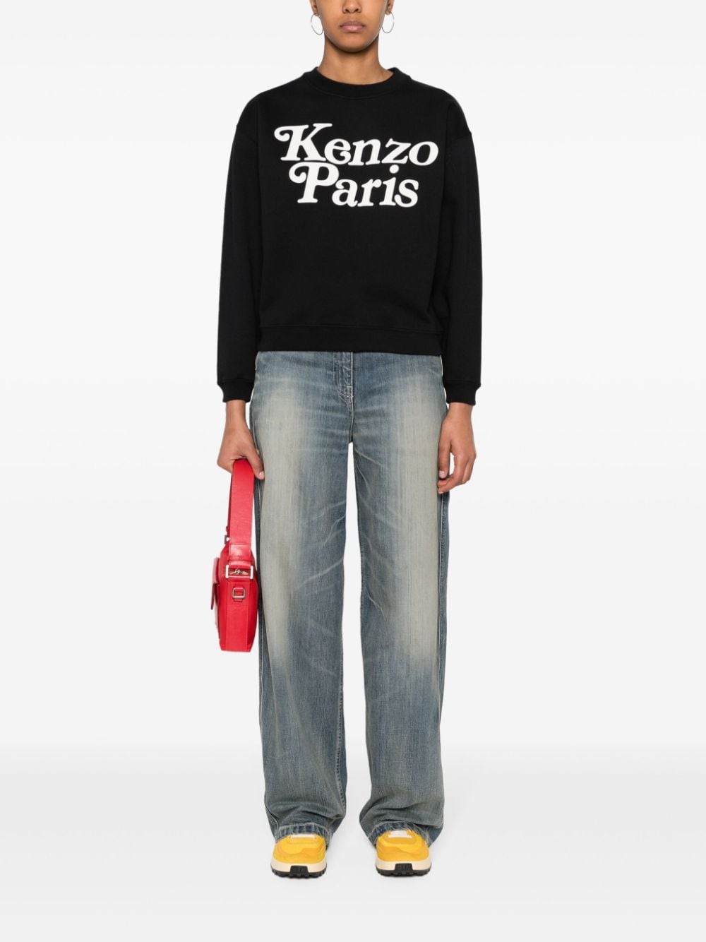 KENZO Kenzo Low-Rise Wide-Leg Jeans