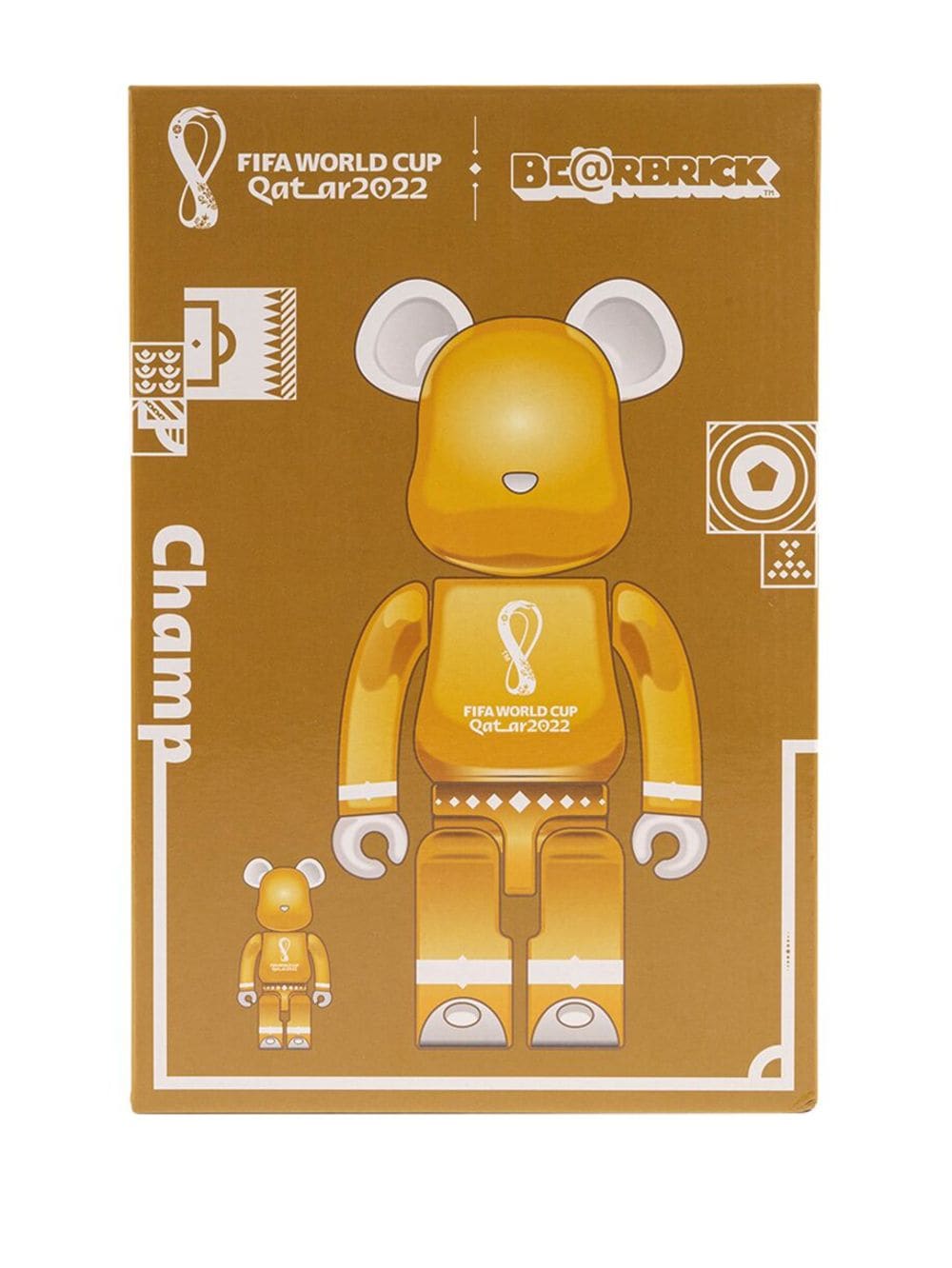 Medicom Toy X Fifa World Cup Qatar 2022 Be@Rbrick 100% And 400 