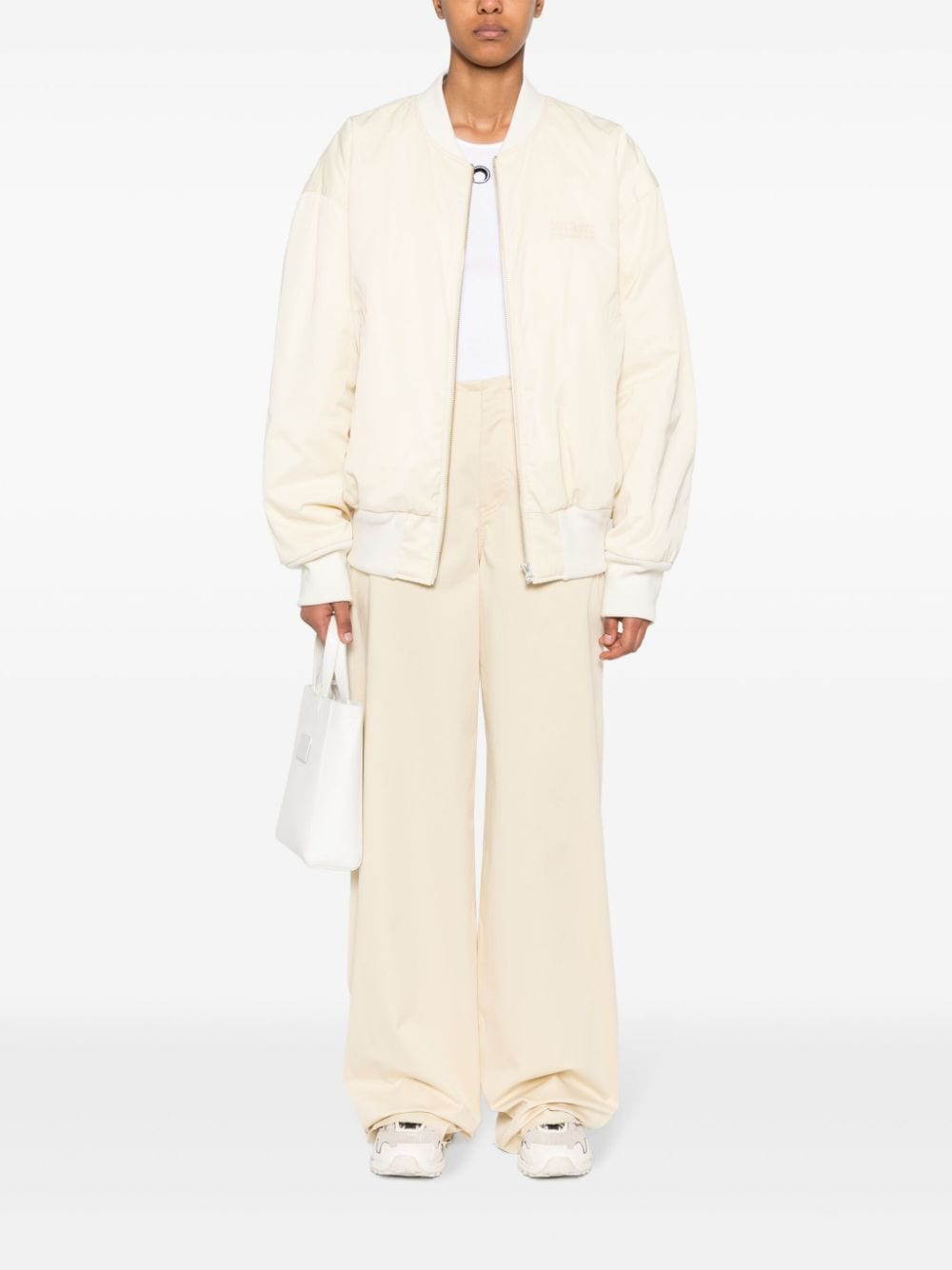 MAISON MARGIELA MM6 Maison Margiela Distressed Wide-Leg Trousers