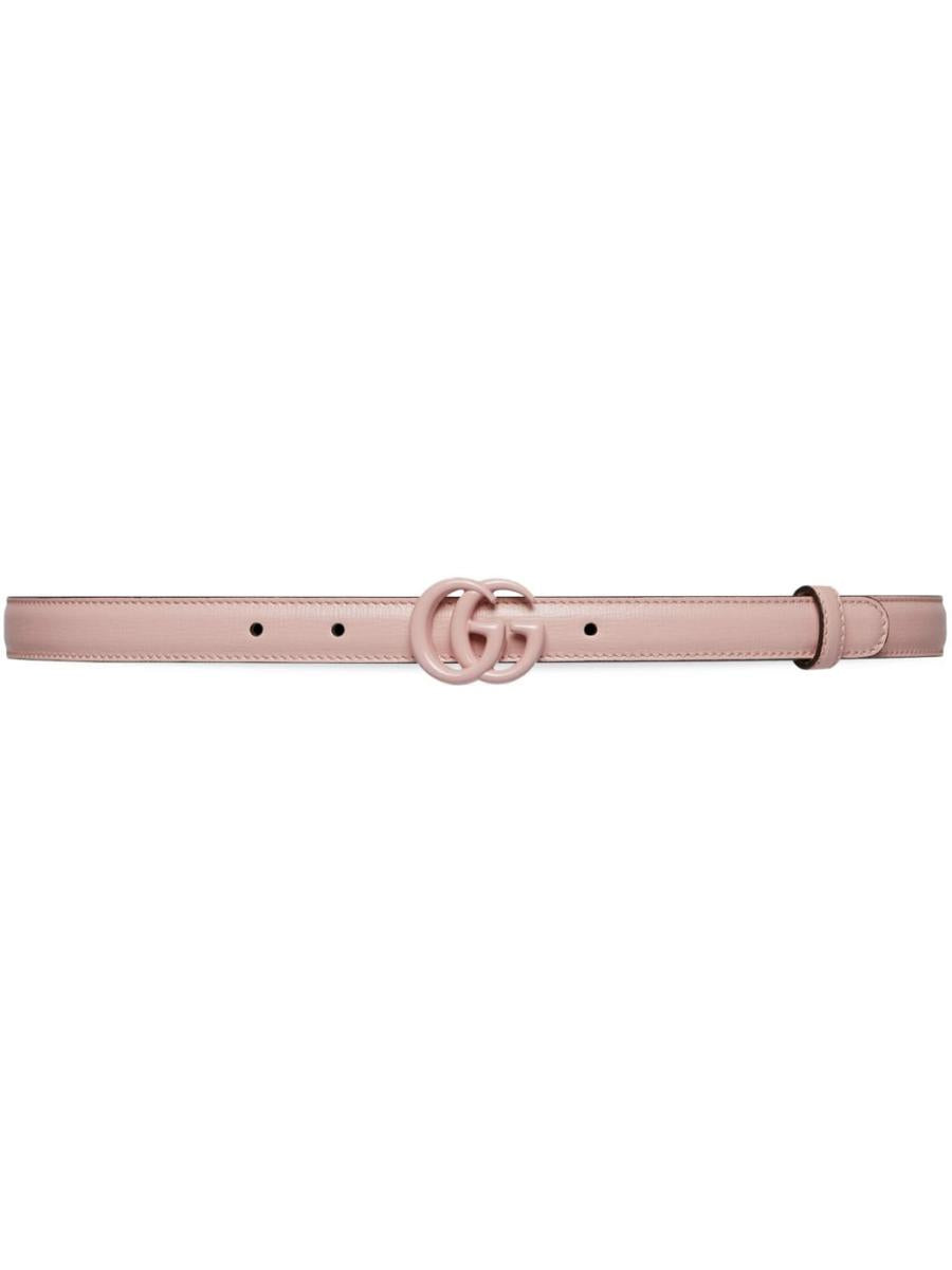 Gucci Gg Marmont Leather Belt In Pink 39% Off Editorialist