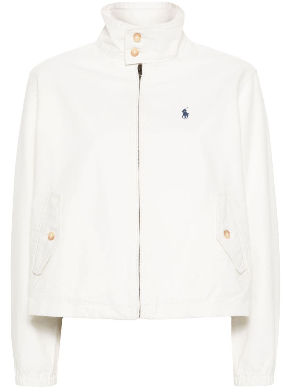 Buy Polo Ralph Lauren Cotton Canvas Jacket - White At 19% Off