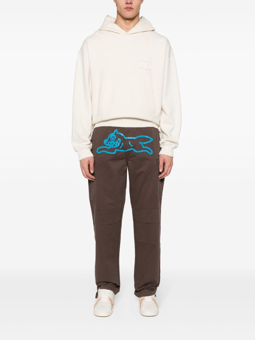 ICECREAM ICECREAM Running Dog Tapered-Leg Trousers
