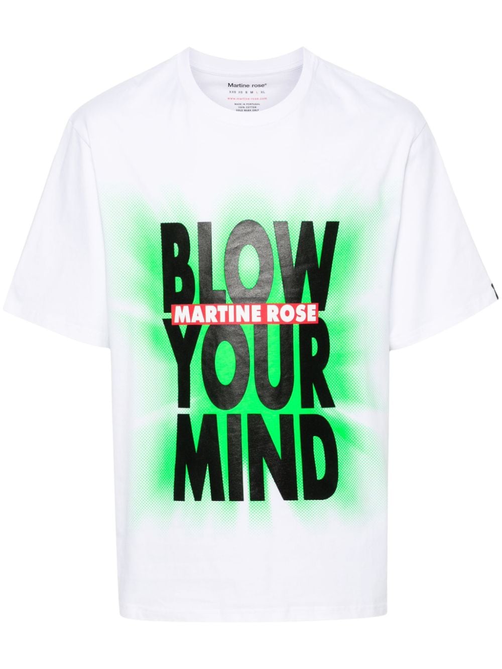 MARTINE ROSE logo-print cotton t-shirt