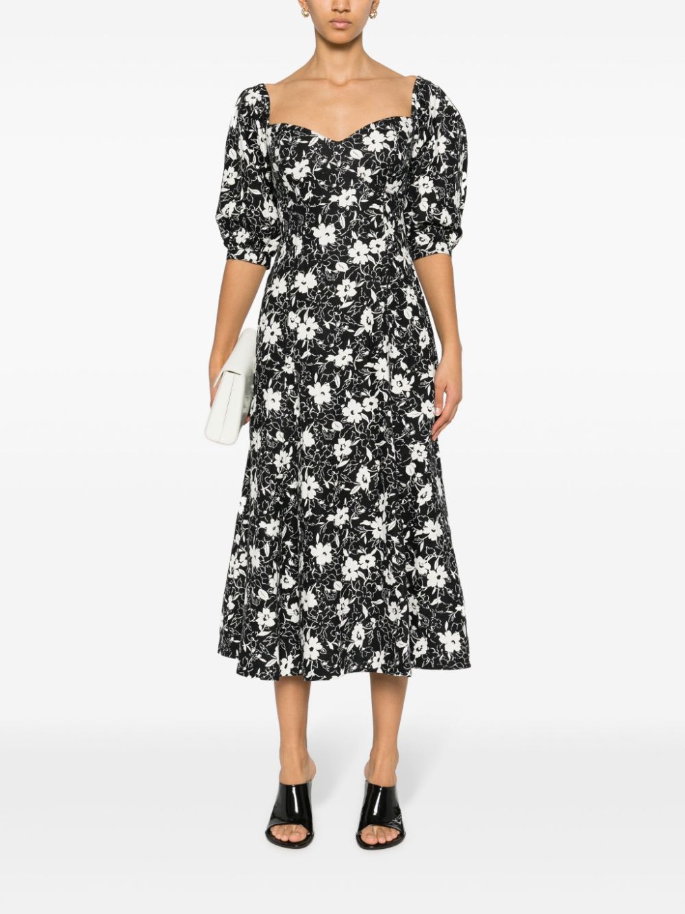 POLO RALPH LAUREN Polo Ralph Lauren Floral-Print Midi Dress