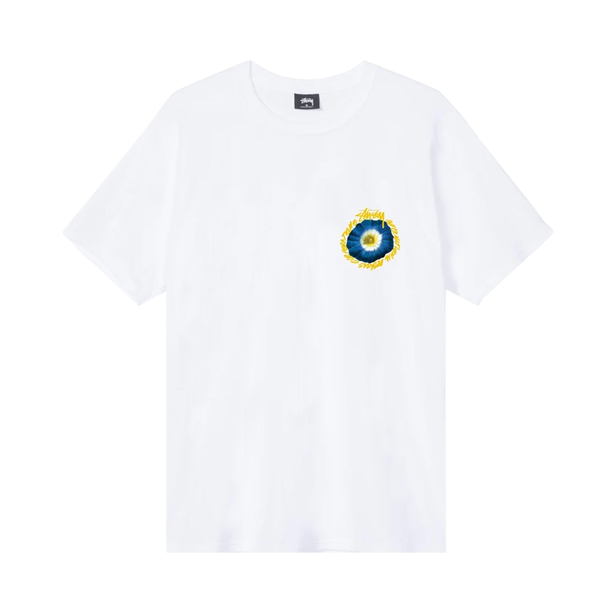 StüSsy Refracted Tee - White | Editorialist