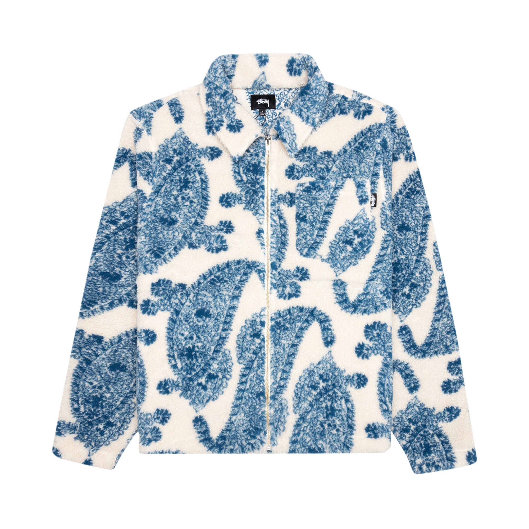 StüSsy Sherpa Reversible Printed Jacket - Multicolor | Editorialist